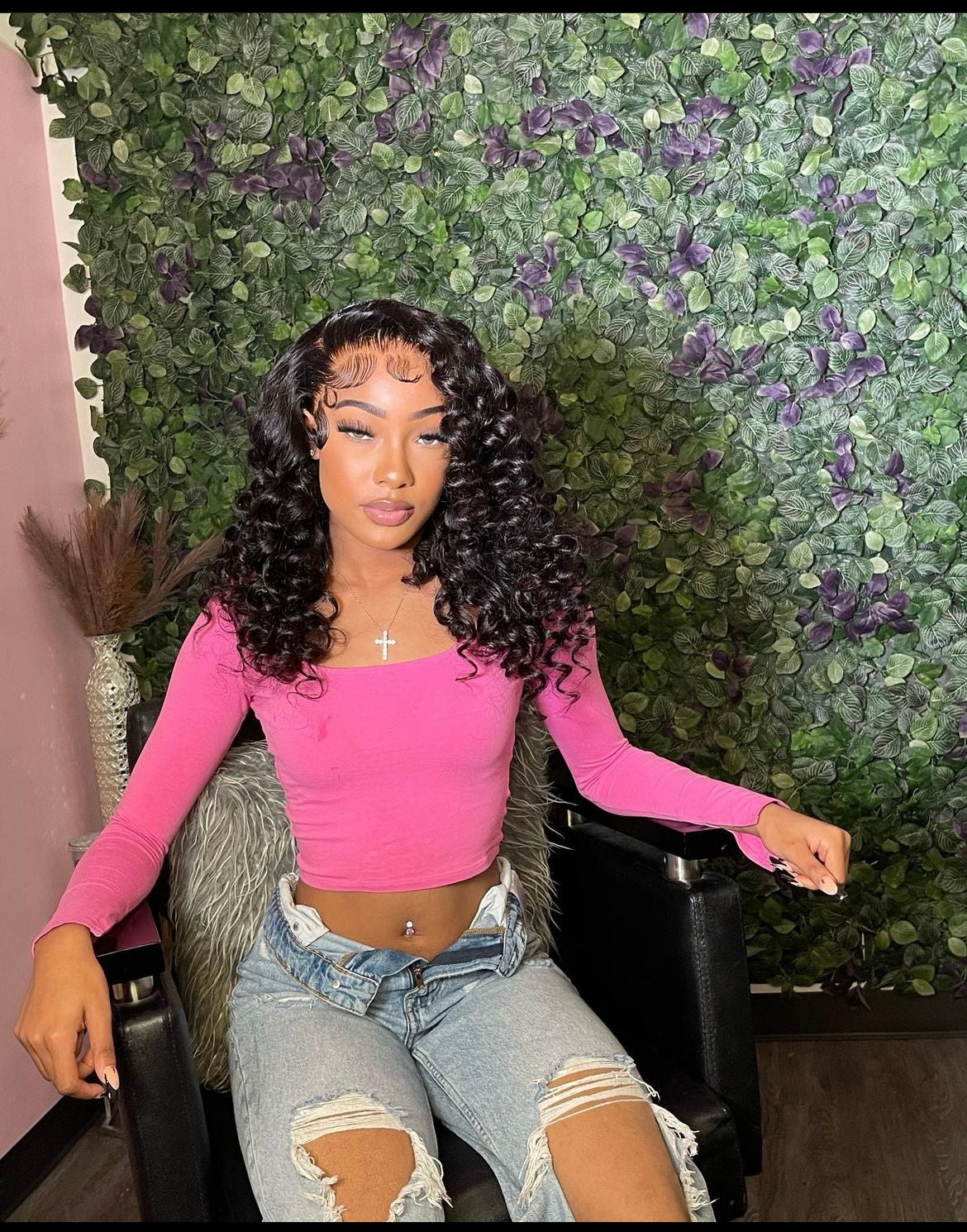 Lacefront Wigs and Furry Slipprs – Royalty Hair Extensions